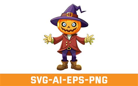 Cartoon Creepy Halloween Pumpkin Graphic By Flipcreatives · Creative Fabrica