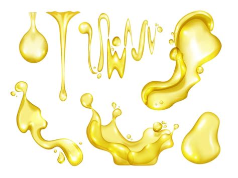 무료로 다운로드 가능한 노란 액체 세포 벡터 And 일러스트