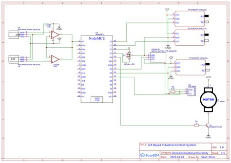 IoT Based Industrial Monitoring System EasyEDA Open Source Hardware Lab