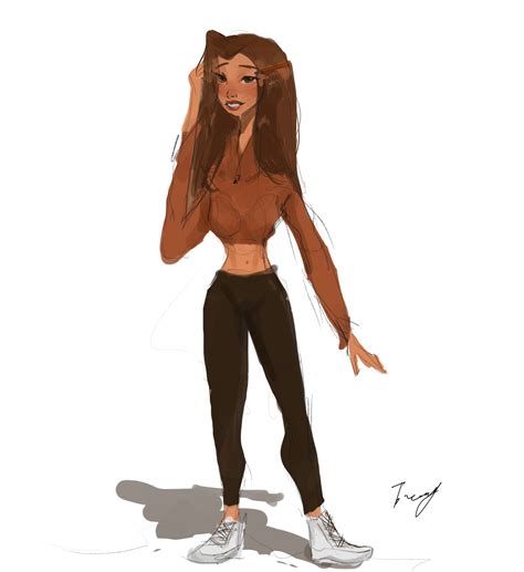 Иллюстрация Художница в стиле 2d