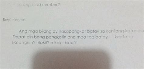 O Ingi C Cto Number Repi Issyen Ang Mga StudyX