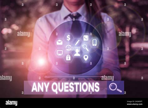 Writing Note Showing Any Questions Business Concept For Clueless Blank