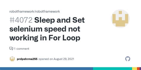 Sleep And Set Selenium Speed Not Working In For Loop · Issue 4072