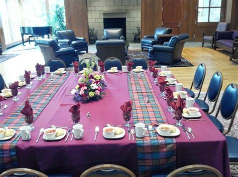 Two 8 Foot Rectangular Tables Put Together To Make A Square Table For