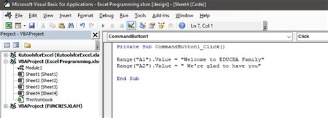 Programming In Excel Using VBA Macros Stepwise Tutorial Example