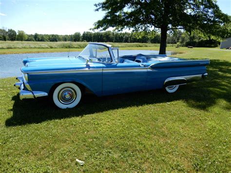 1959 Ford Fairlane Galaxie Sunliner Convertible Classic Ford Fairlane