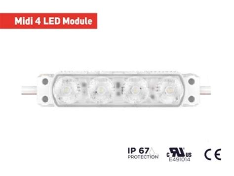 Led модули серия Midi 4 Silver Led