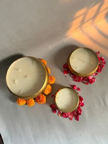 Round Polished Brass Urli Candle At ₹ 699 Piece In Saharanpur Id