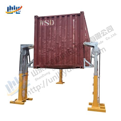 Outdoor Container Hydraulic Jack Legs Mobile Loading Crane Hydraulic