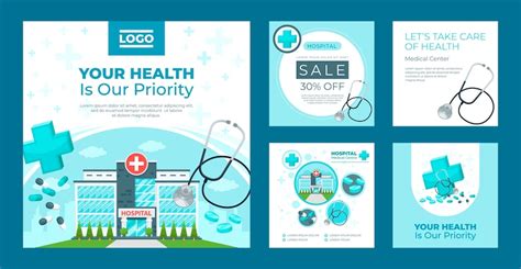 Premium Vector Hospital Template Design
