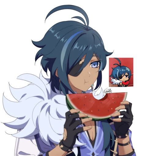 Kaeya Genshin Impact Drawn By Yuu Mboj Fdk Danbooru