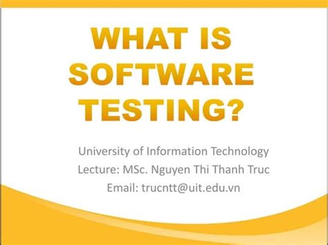 1introduction To Software Testing Part 1pptx