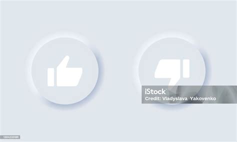 엄지 손가락 위 및 아래 아이콘 세트 소셜 미디어 개념 노이모티즘 스타일 벡터 Eps10 흰색 배경에 격리 아이콘에 대한 스톡 벡터 아트 및 기타 이미지 Istock