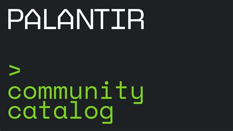 Github Palantir Aip Community Registry Collection Of Community Built