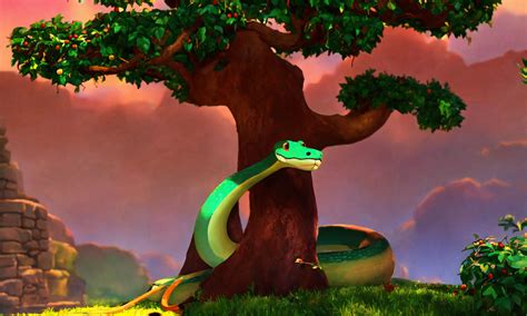 Lexica Snake In The Apple Tree Animate Wall Disney 8k