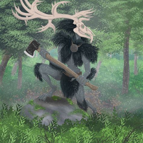 ~wendigo Warrior~ By Bluskyjaay On Deviantart