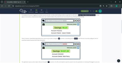 Cybersecurity Owasp Tryhackme Learningjourney Infosec