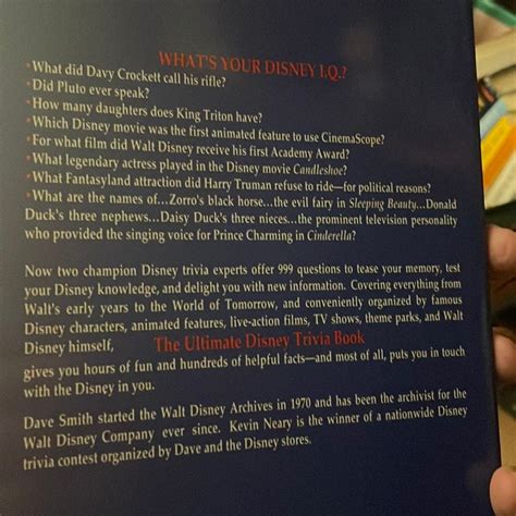 Ultimate Disney Trivia Quiz Book By David Smith Paperback Pangobooks