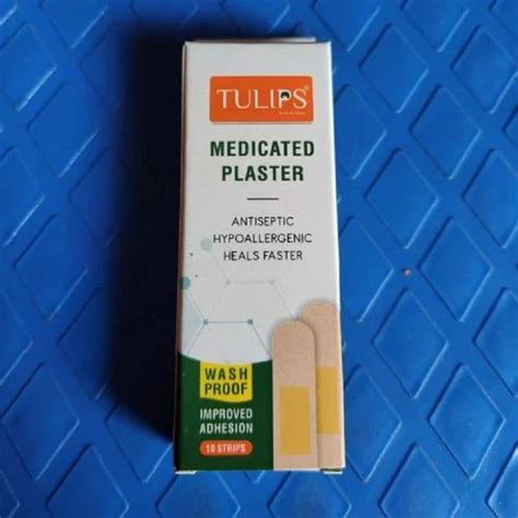 Skin Short Stretch Compression Tulips Wash Proof Medicated Plaster 10 N