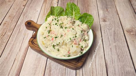 Filipino Chicken Potato Salad Creamy Simple And Easy