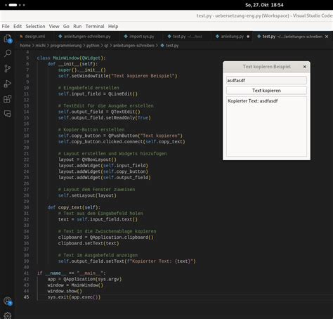 Pyside Mit Qt Und Python Programmieren Lernen