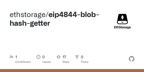 Github Ethstorageeip4844 Blob Hash Getter