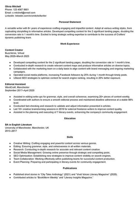 Best CV Writing Services In The UK Key Highlights