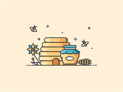 Bee Scene By Carina Czisch On Dribbble