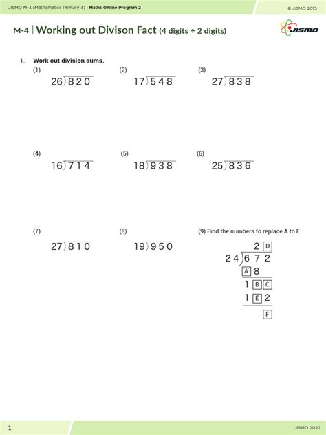 m4 working out divison fact 4 digits ÷ 2 digits 2 download free