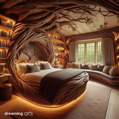 Bedroom Inspired By Tree Roots Creative Decor Ideas