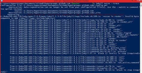 Ruby Cannot Use A Chinese Filename For Jekylls Local Preview Stack Overflow