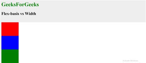 Quelles sont les différences entre flex basis et width dans Flexbox