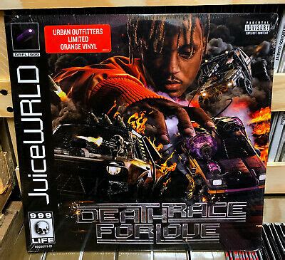 Juice Wrld Death Race For Love 2xlp On Orange Colored