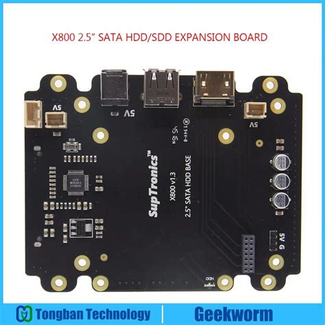 Raspberry Pi 3 Model B Sata Hddssd Storage Expansion Board X800