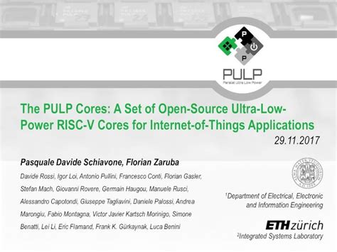 Pdf Wed0924 Pulp Cores A Set Of Open Source Ulp Risc V Cores · Zero Riscycore For Energy