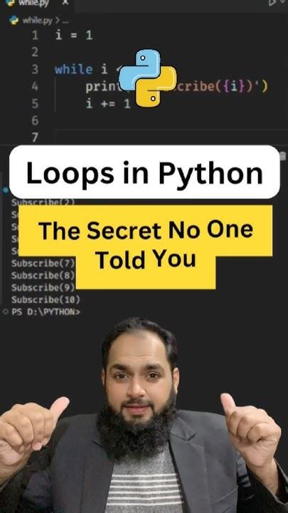 The Secret No One Told You Ever About The Python Loop Python Coding