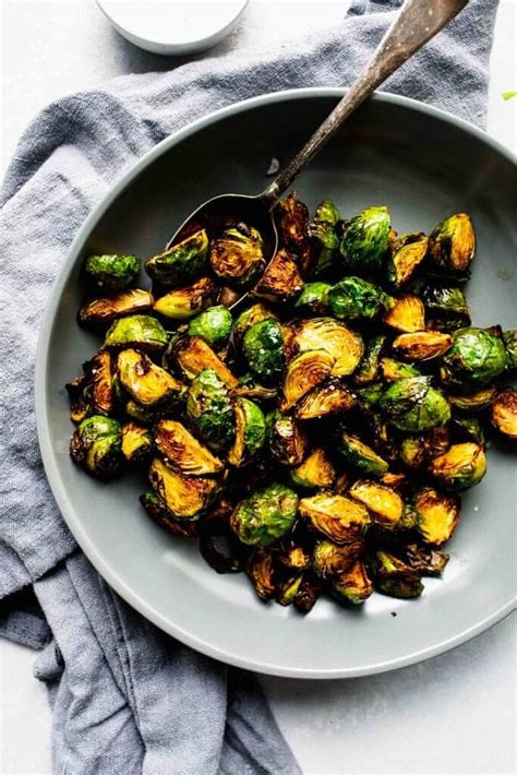 Air Fryer Brussels Sprouts With Balsamic So Crispy And Delicious