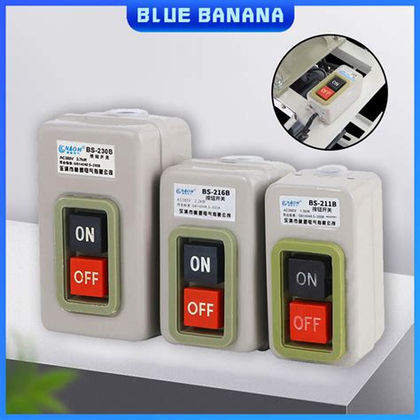 3 Phase Power Push Button Switch Onoff High Current Push Button Box