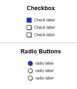 CSS Styling For Checkbox And Radio Buttons No Jquery Required