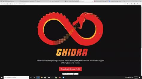 Software Reverse Engineering With Ghidra Youtube