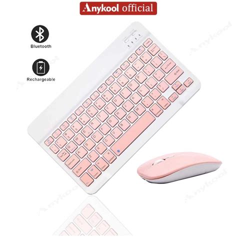 10 Inch Wireless Bluetooth Keyboard And Mouse For Phone Pad Tablet Laptop Mini Keyboard Mouse