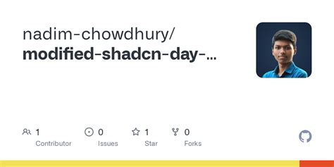 Github Nadim Chowdhury Modified Shadcn Day Picker