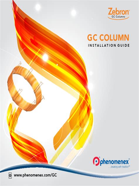 Zebron Gc Column Installation Guide Pdf Gas Chromatography Chemistry