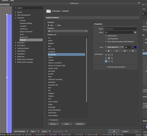 Software Altium 18 Override Library Primitive Option Missing