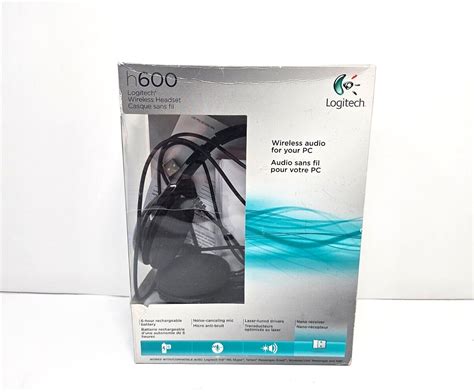 Used Logitech Over The Head Wireless Headset H600 For Pc With Usb Receiver Black Ubb Threads
