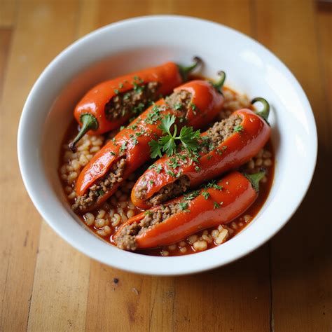 Italian Long Hot Recipe Spicy Stuffed Peppers In 30 Minutes