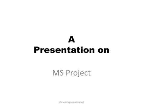 Scheduling Ms Project 0913rev 1 Ppt
