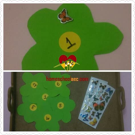Number Recognition With Stickers Homeschool Crafts Number