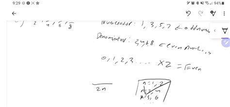Solvedin Each Part Find A Formula For The General Term Of The Sequence Starting With N1 A