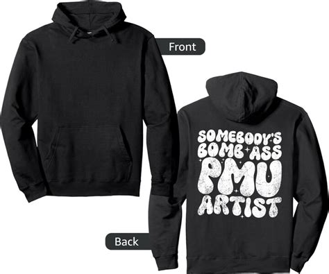 Back Somebodys Bomb Ass Pmu Artist Vintage Somebodys Bomb Ass Pmu Artist Pullover Hoodie